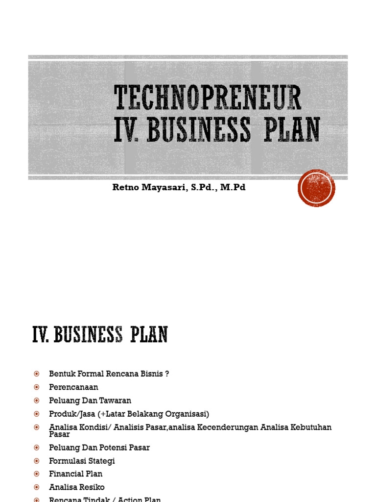 Technopreneur Business-Plan | PDF