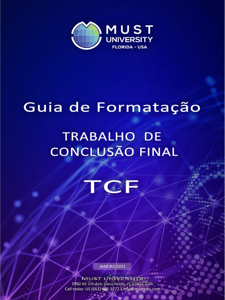 Guia de Formatação Do Trabalho Conclusão Final - TCF - 2023 (PDF - Io ...
