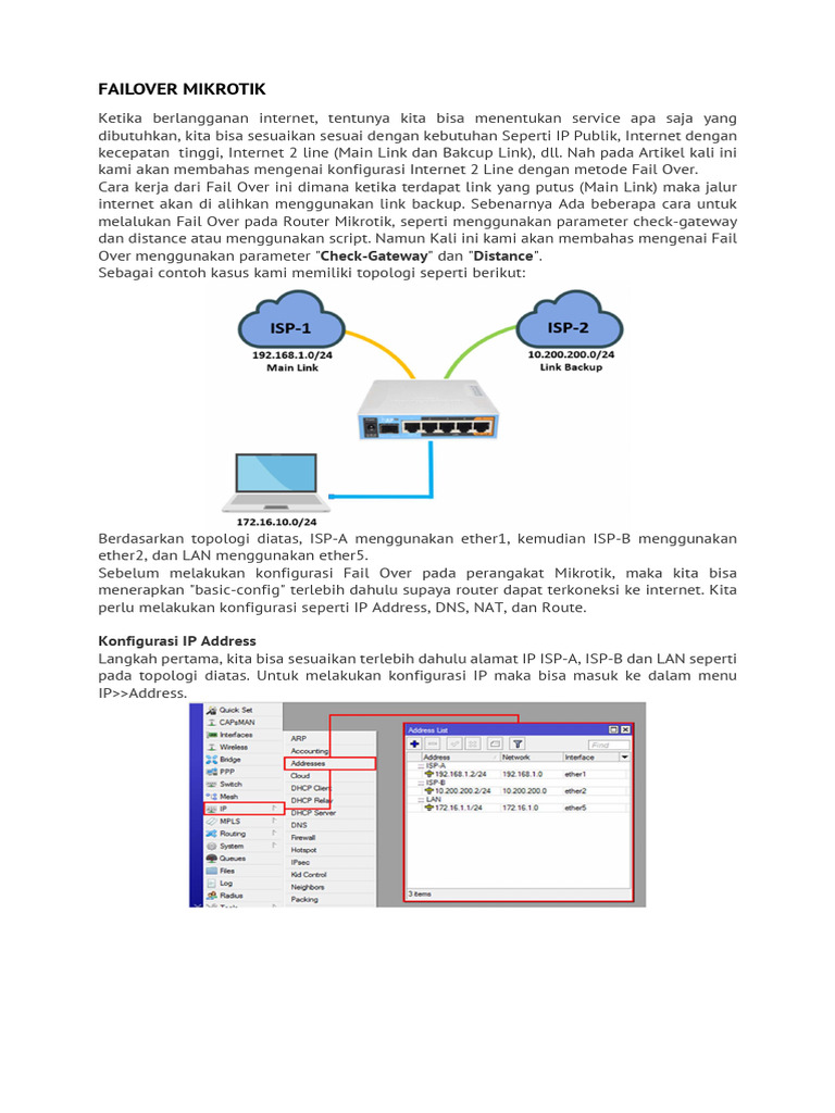 Failover Mikrotik Pdf 