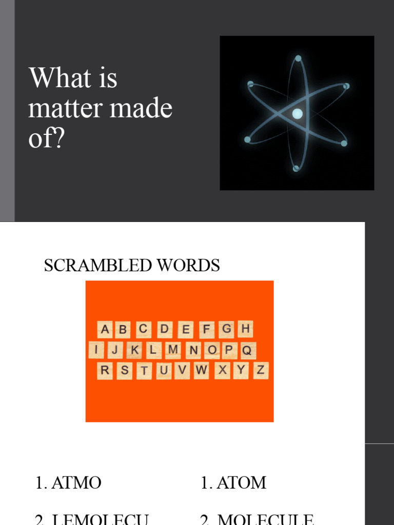 Activity 2 What Is Matter Made of | PDF