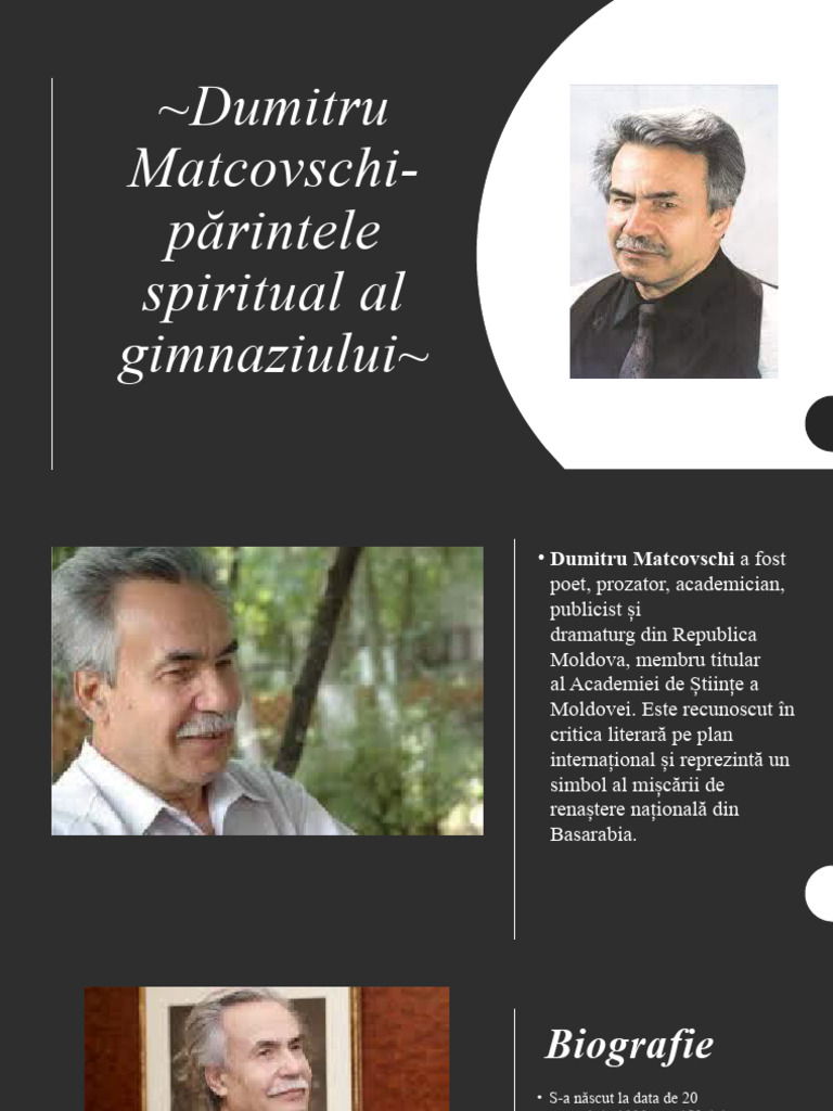 Dumitru Matcovschi | PDF