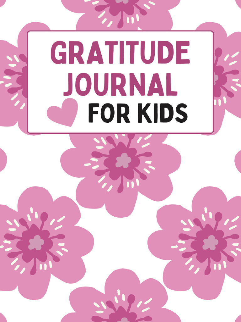 Fun and Colorful SEL Gratitude Journal For Kids - A Social Emotional ...