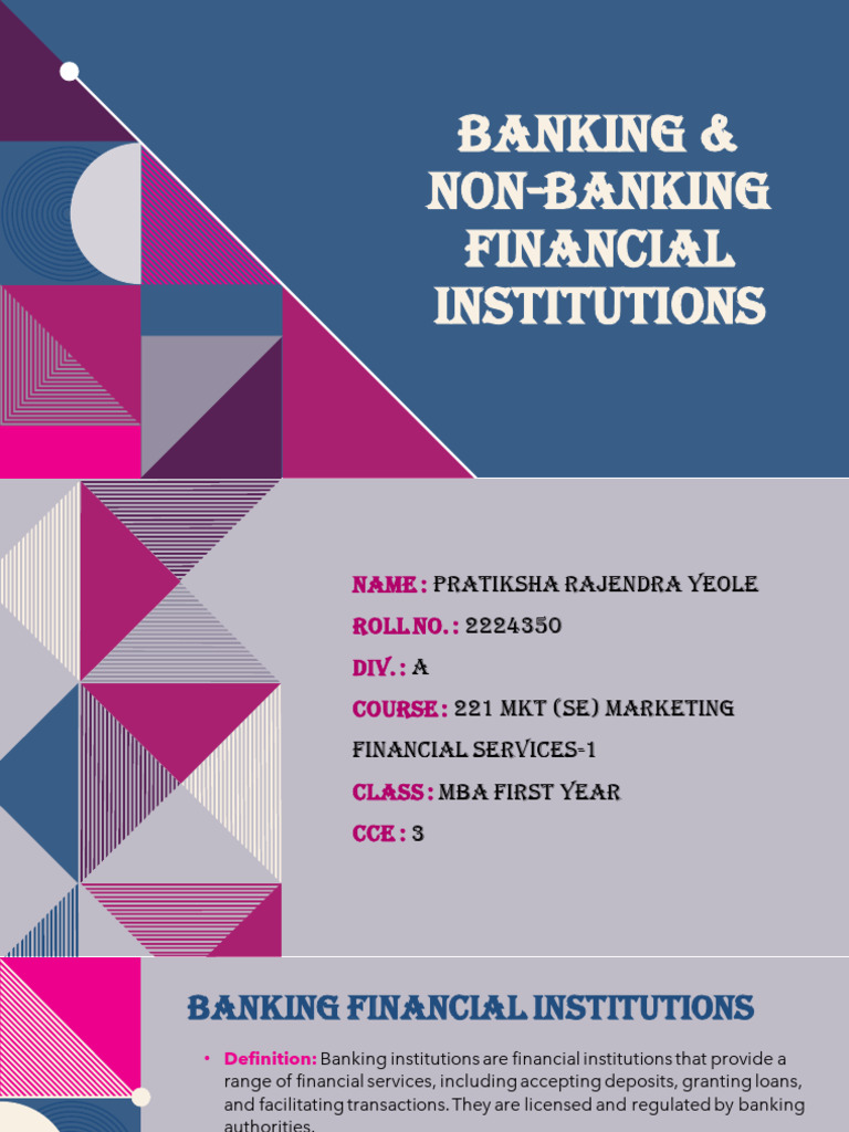 MBA Guide: Banking vs. NBFIs | PDF