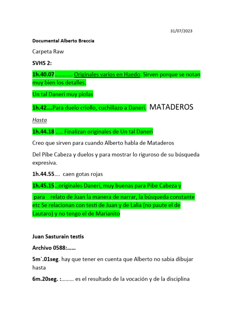 Documental de Alberto Breccia | PDF