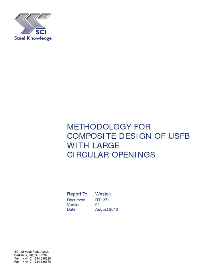 USFB With Large Circular Openings | PDF