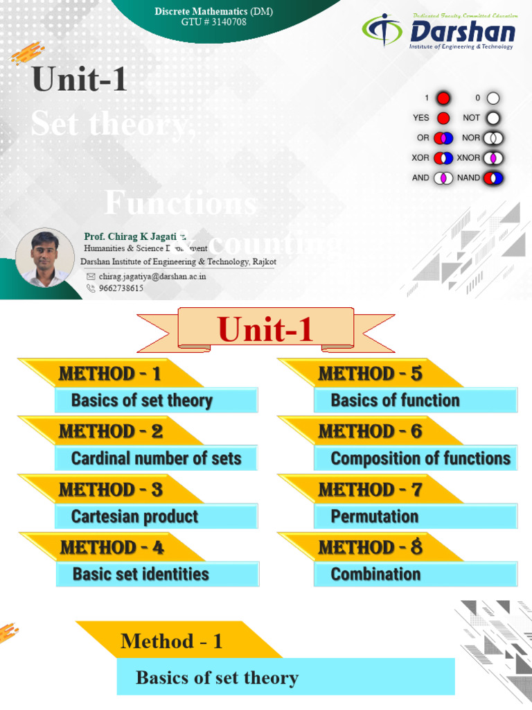 DM GTU Study Material Presentations Unit - 1 28052021080334AM | PDF