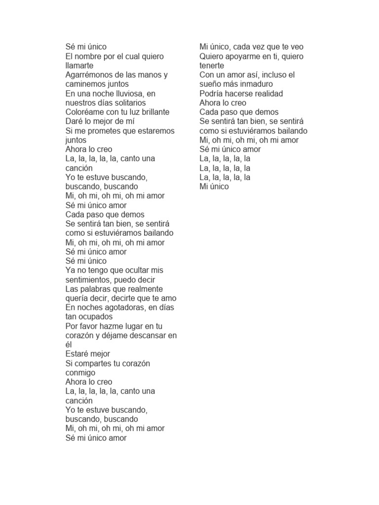 Letra ONLY - Lee Hi | PDF