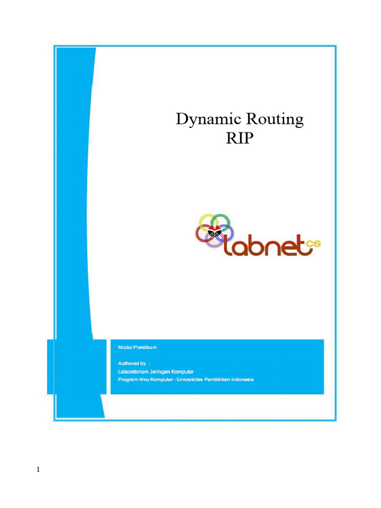 Dynamic Routing RIP | PDF