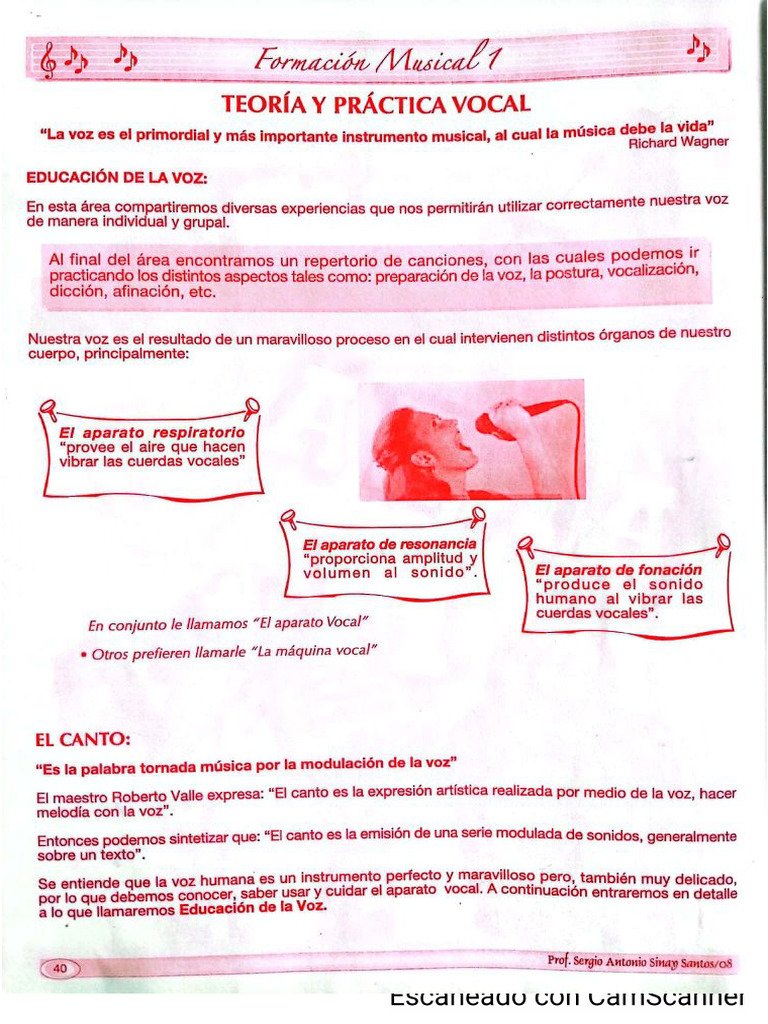Teoria y Practica Vocal | PDF
