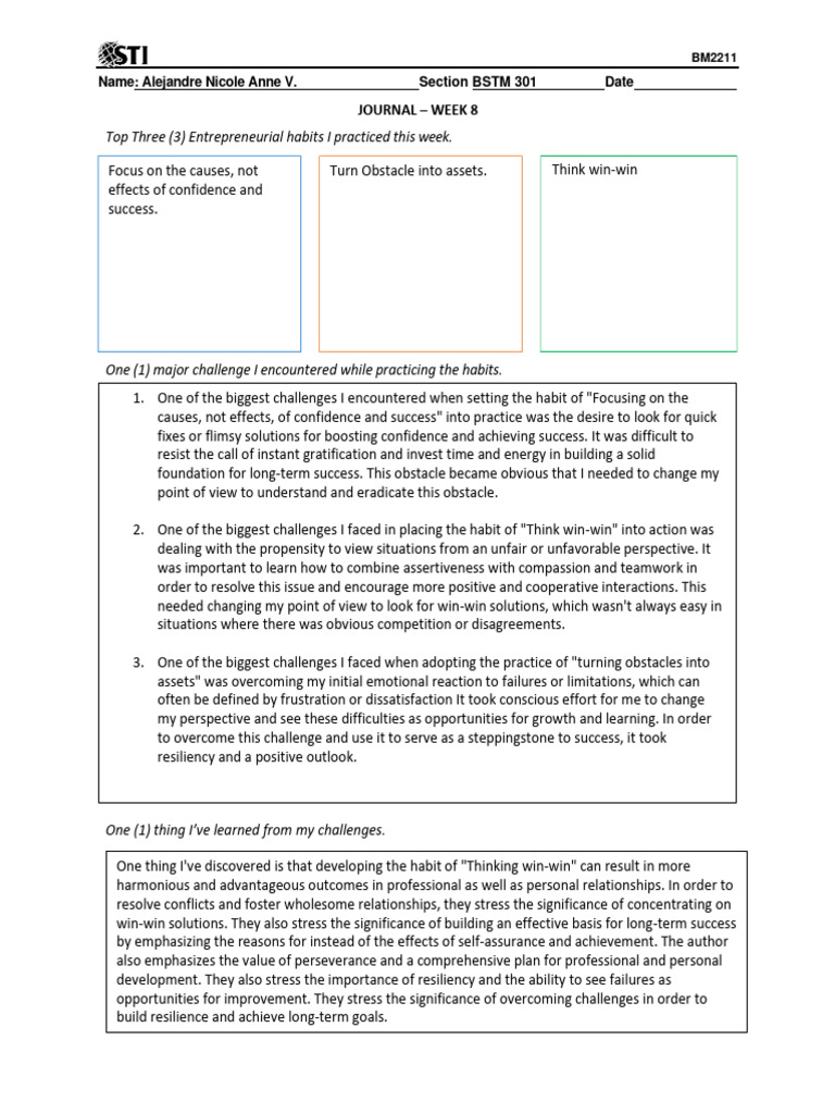 07 Journal 1 Entrep | PDF