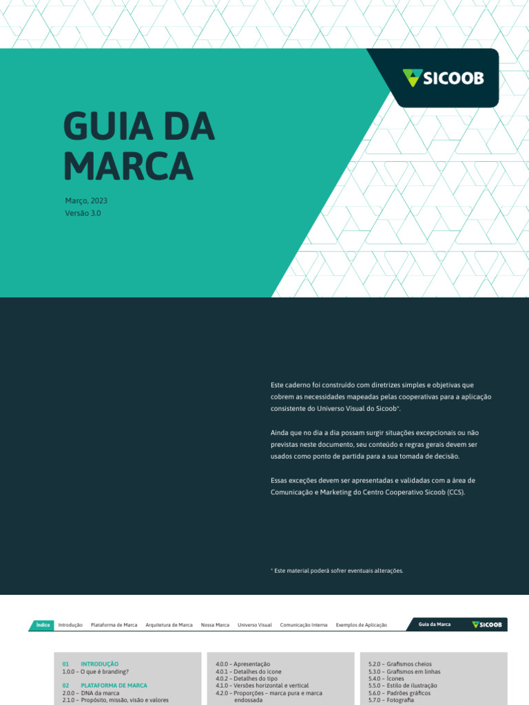 Guia da Marca Sicoob 2023 | PDF