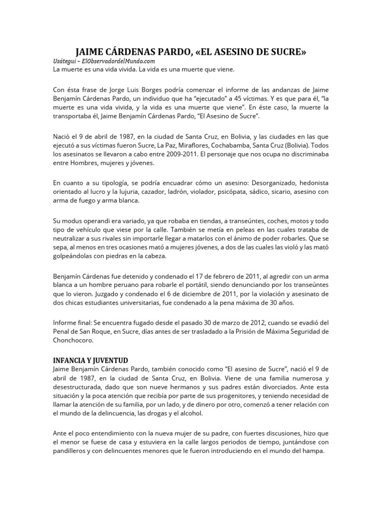 Jaime Cárdenas Pardo | PDF