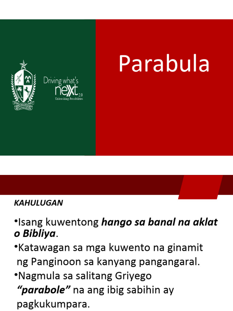 446237050-Parabula-ppt | PDF