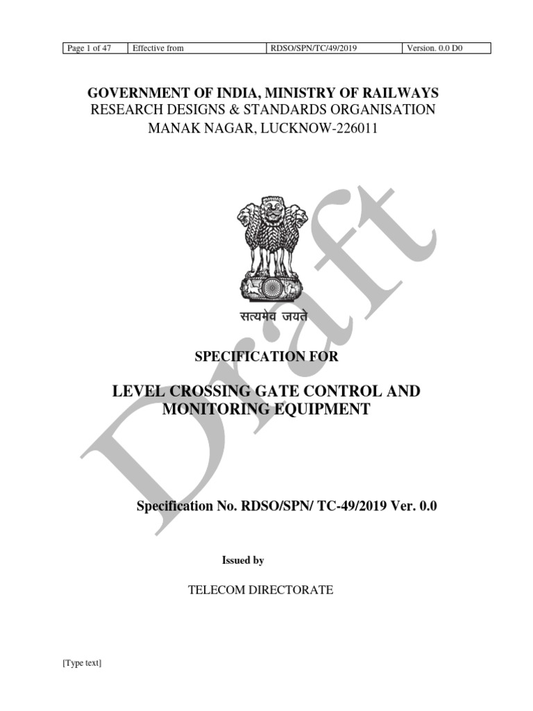 LC Gate Control and Monitoring System Corrected | PDF