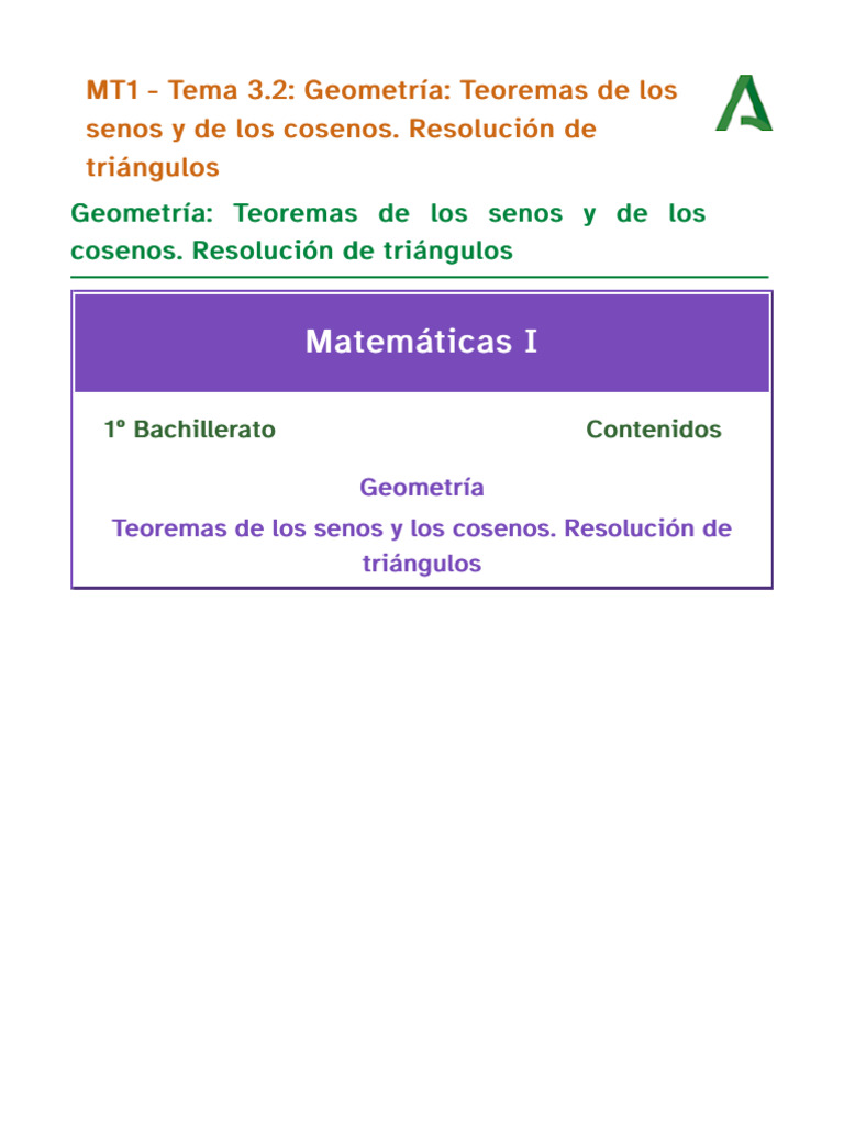 Geometría: Teoremas y Triángulos | PDF