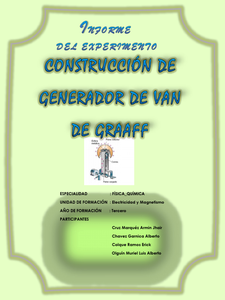 Informe - Van Graff | PDF
