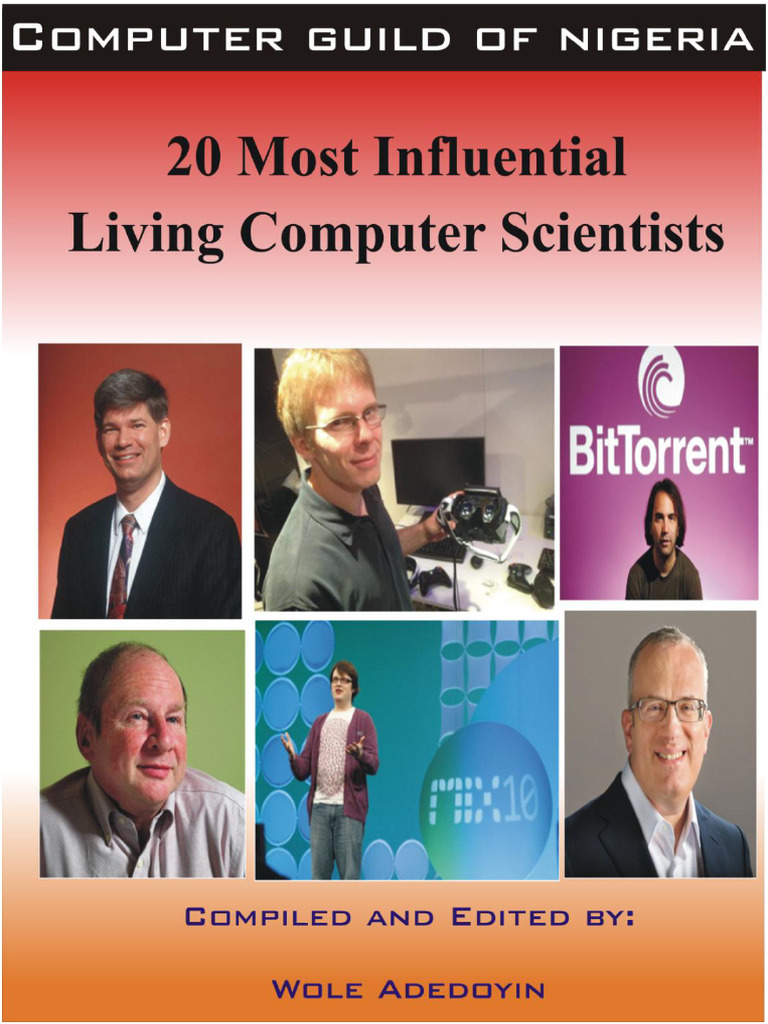 20 Most Influential Living Computer Scientists | PDF