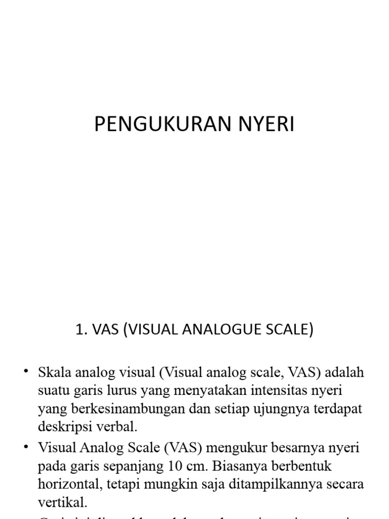 Pengukuran Nyeri | PDF