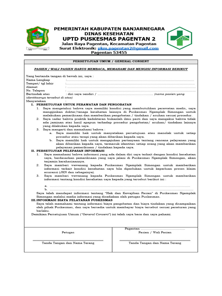 Form General Consent | PDF