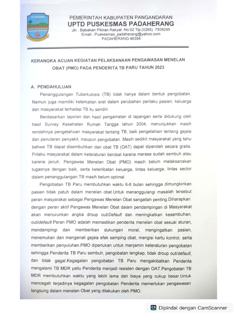 Kak Pelaksanaan PMO | PDF