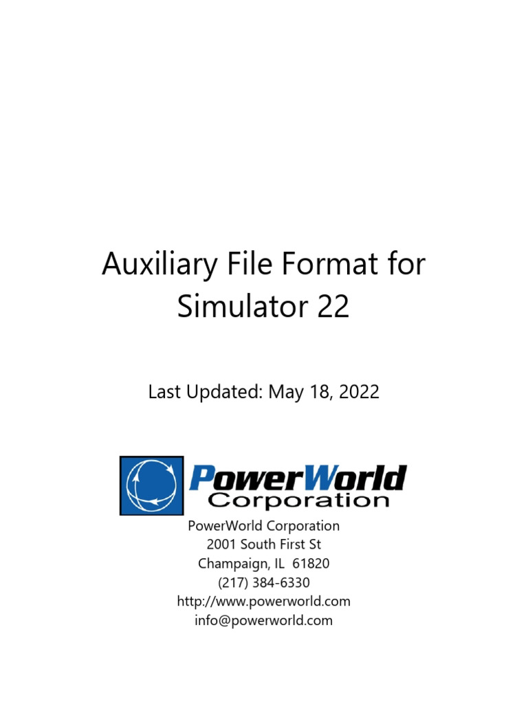 Auxiliary File Format | PDF