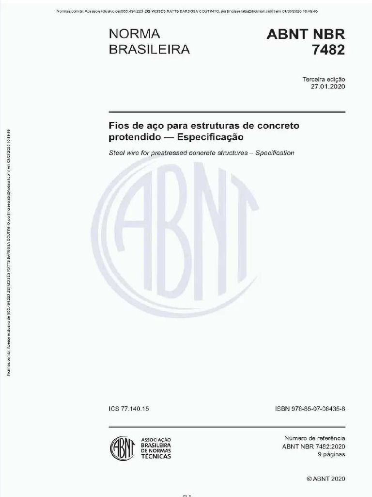 NBR 7482 - 2020 | PDF