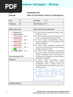 Modul Ajar XI Pembelahan Amitosis | PDF