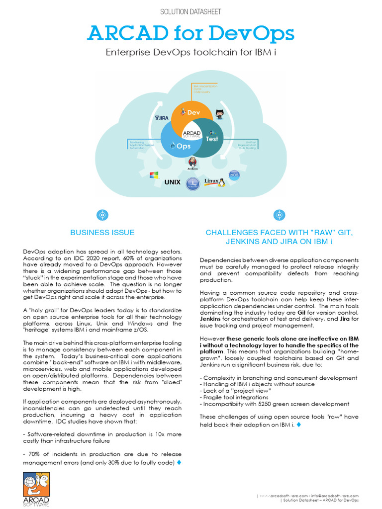 ARCAD For DevOps | PDF