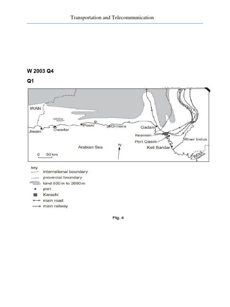 Past Papers Transportation | PDF