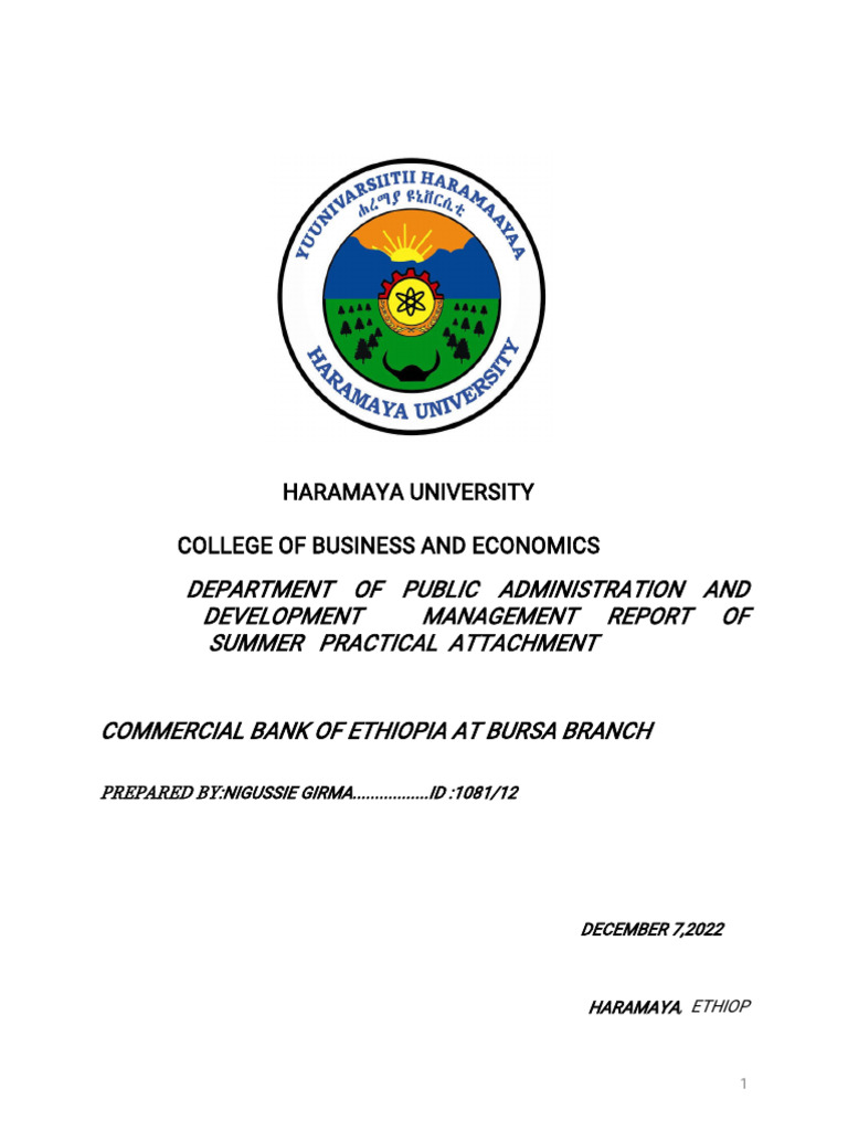 Cbe Practical Attachment | PDF