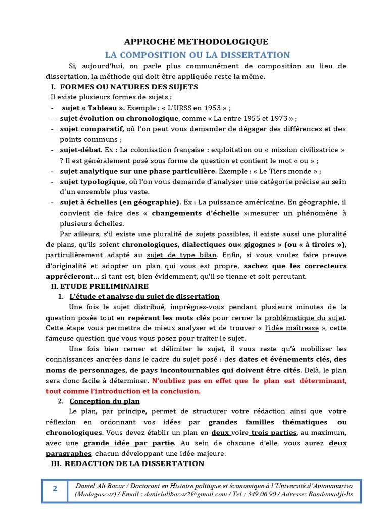 La Composition | PDF