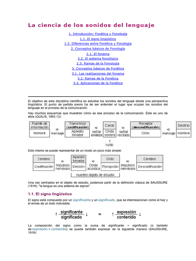 La Ciencia de Los Sonidos Del Lenguaje | PDF