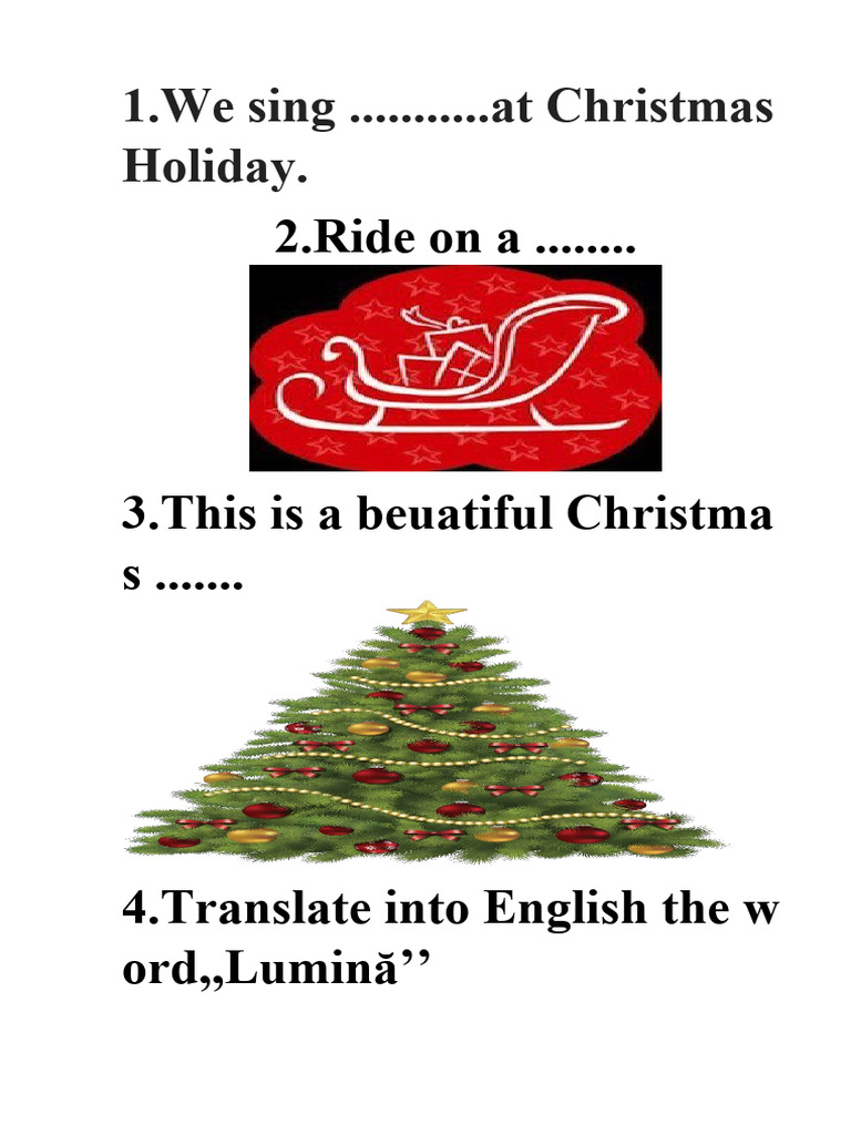 Christmas Themed Activities and Traditions | PDF