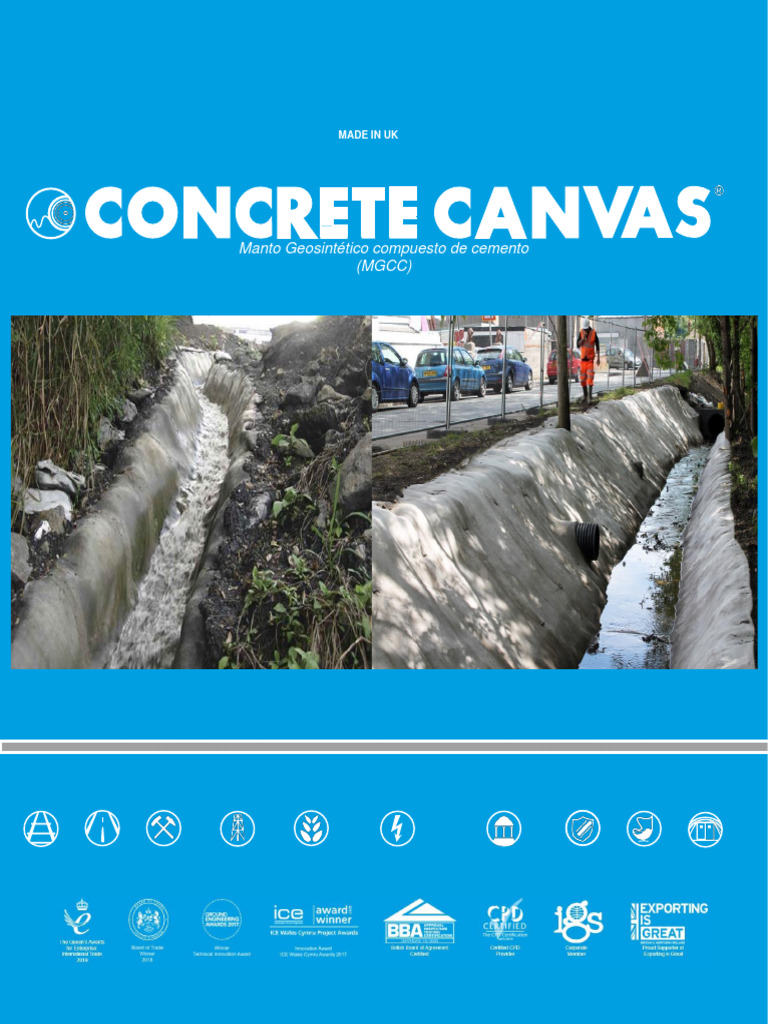 Manto Geosintético de Cemento: Oferta y Ventajas | PDF