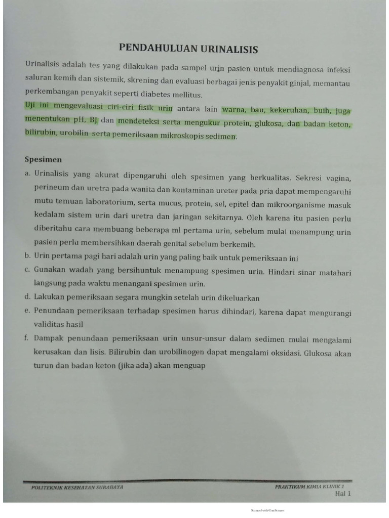 Modul Kimia Klinik SMT 3 | PDF