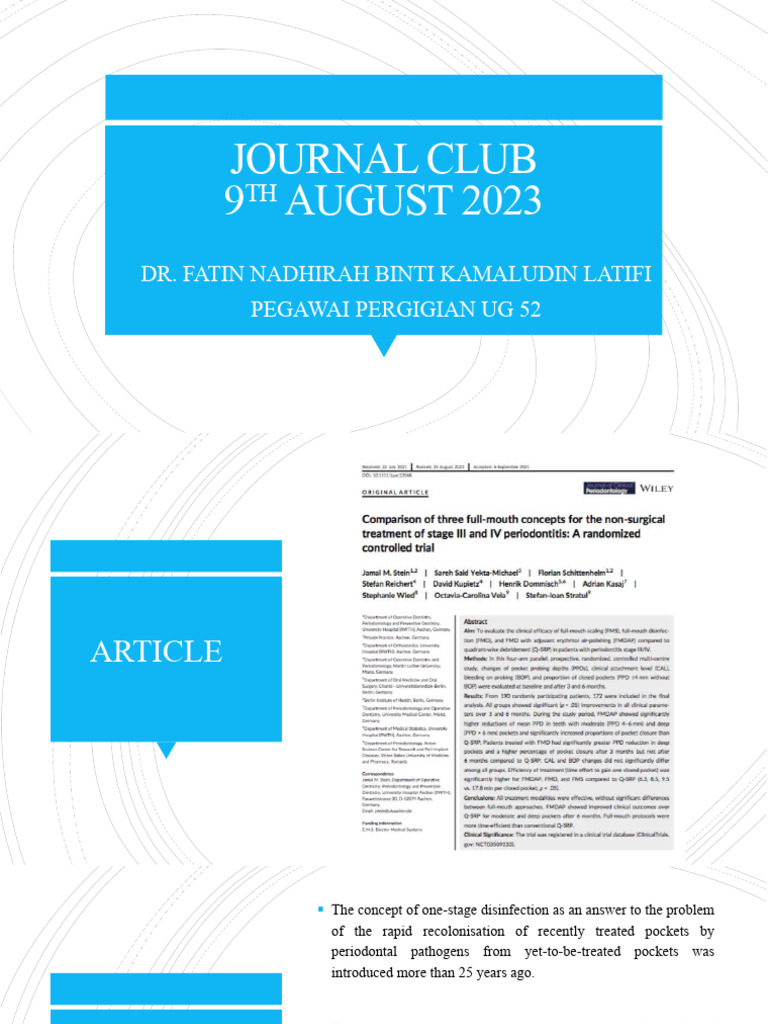 Journal Club | PDF