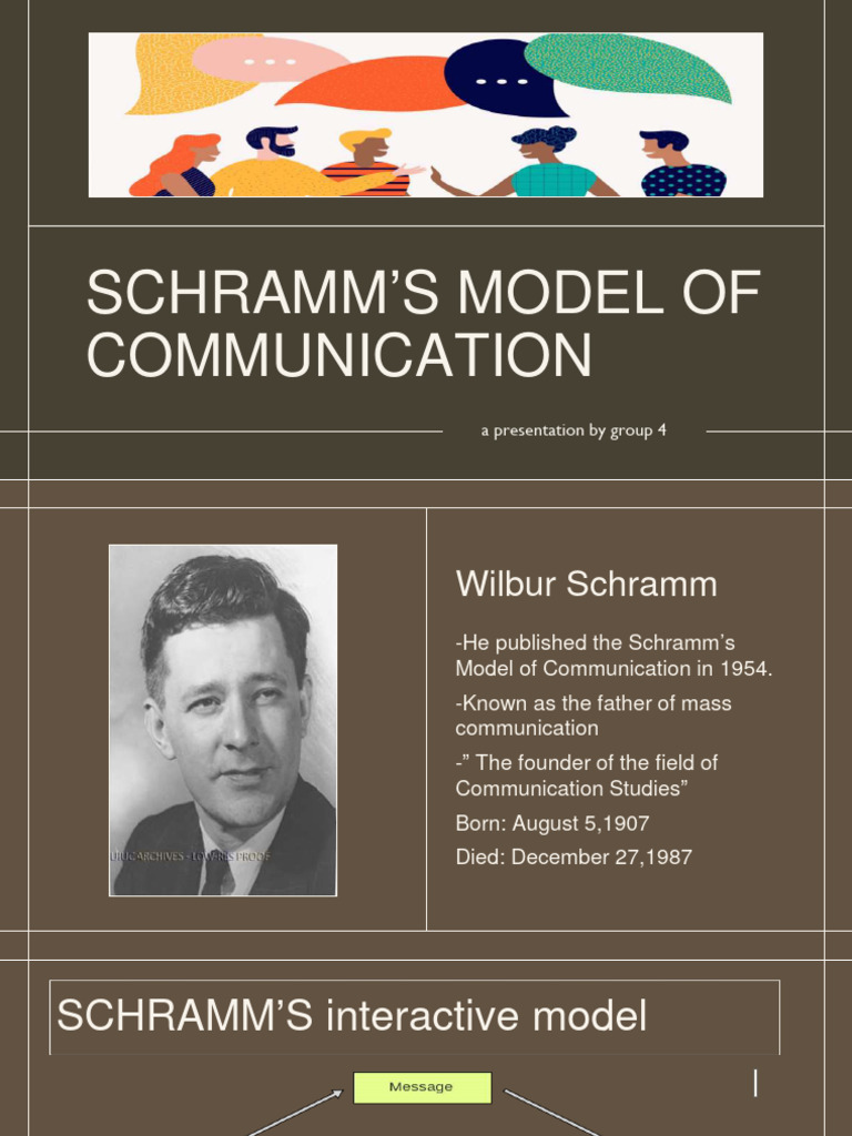Schramms Model of Communication | PDF