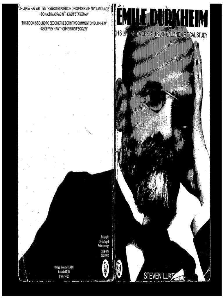 Durkheim Por Steven Lukes | PDF