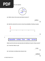Probability Word Problems | PDF | Dice | Probability