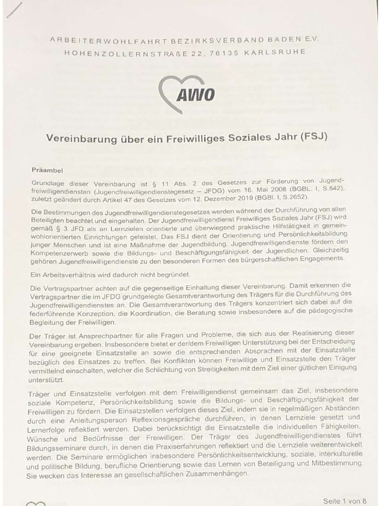 FSJ Unterlagen | PDF