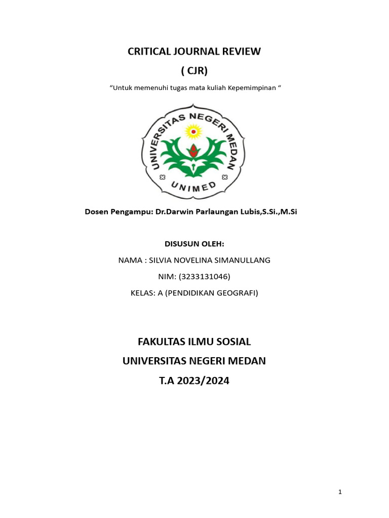 CJR Kepemimpinan | PDF