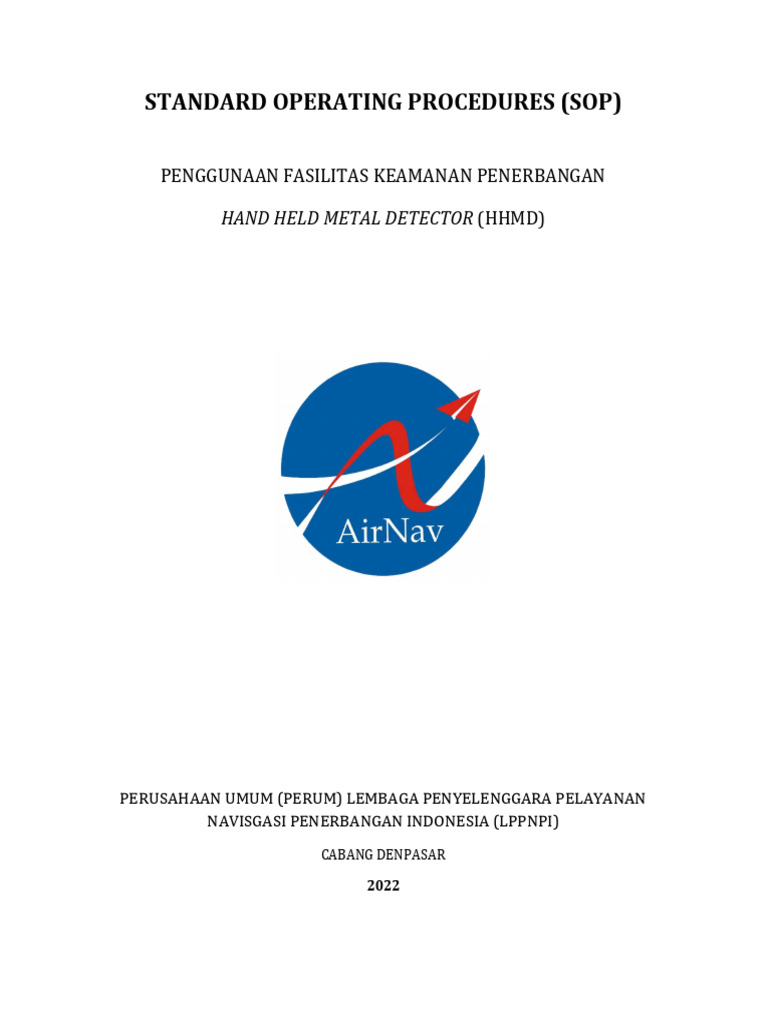 SOP Penggunaan HHMD | PDF
