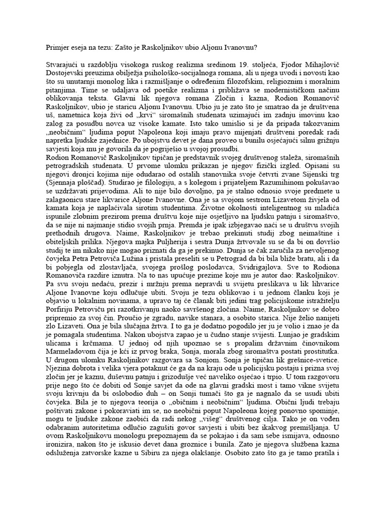 Esej | PDF
