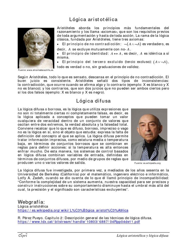 DIVUL-Logica Aristotelica y Logica Difuca | PDF