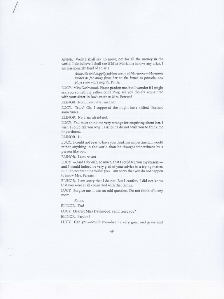 Audition Sides 2 | PDF