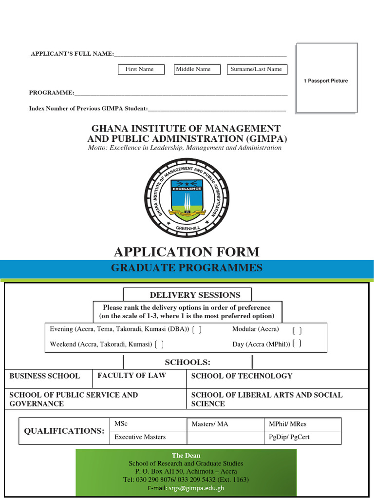 Graduate Application Forms APR 2023 v2 | PDF | Postgraduate Education ...
