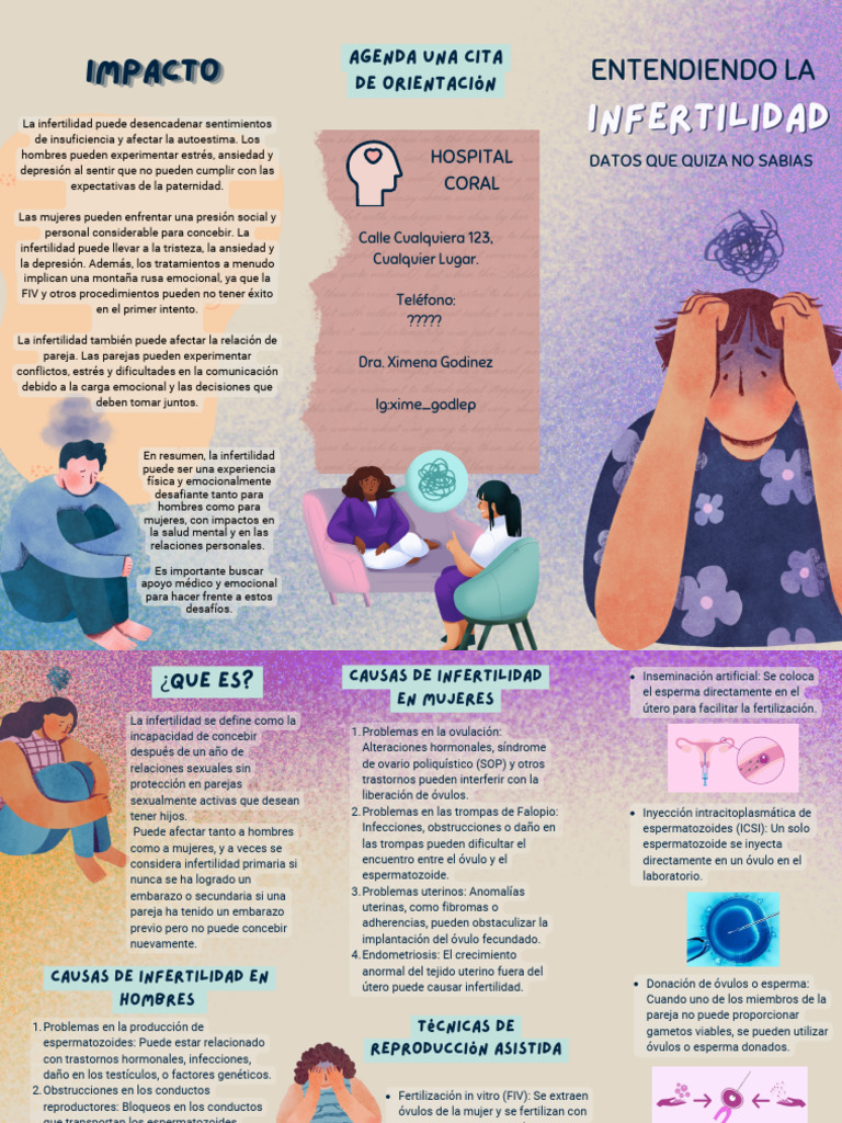 Tríptico T.S.B Infertilidad | PDF