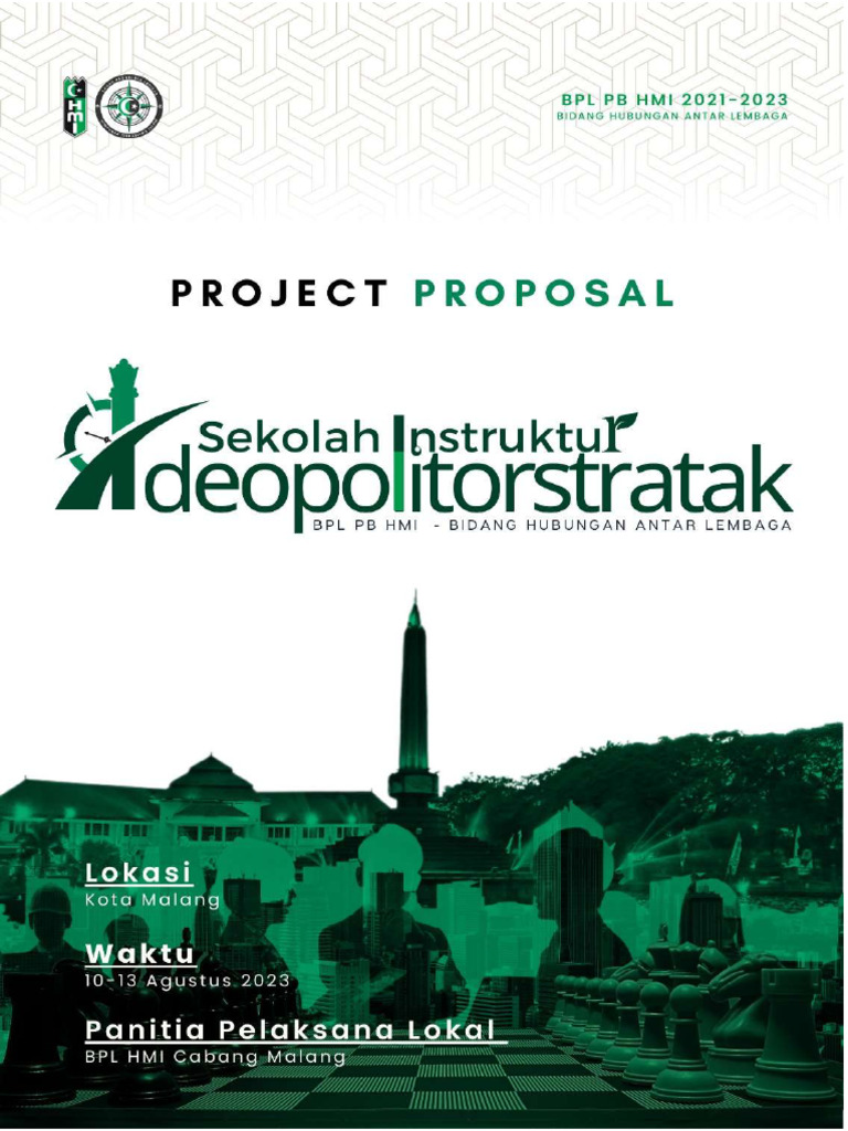 Proposal Kegiatan Sekolah Instruktur Ideopolitorstratak BPL PB HMI 2023 (Peserta) | PDF
