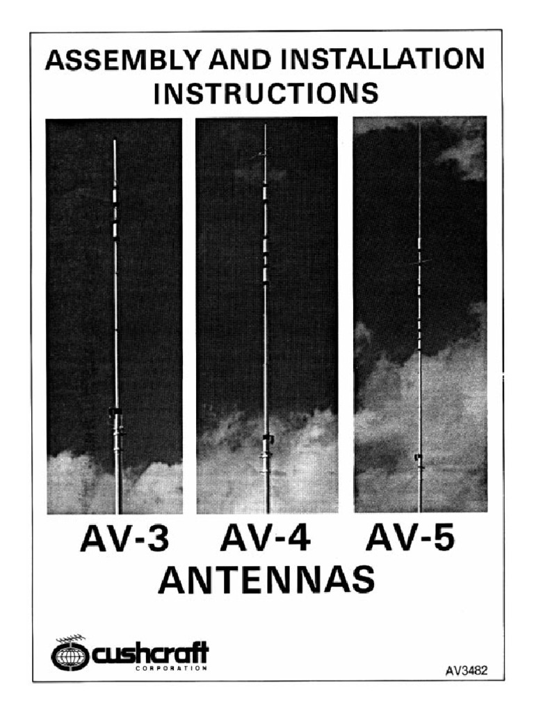Cushcraft Av3-4-5 Manual | PDF