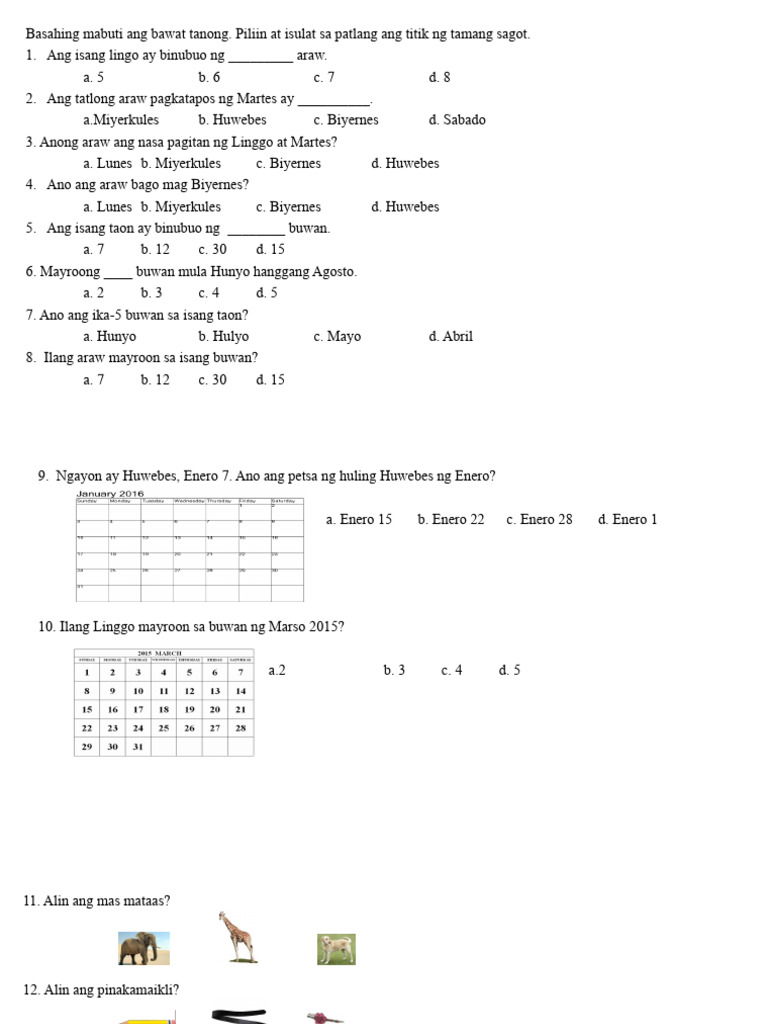 Math 1 Q4 | PDF